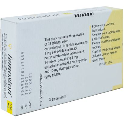 Buy Femoston - 1mg & 2mg HRT Tablets