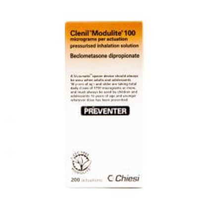 Buy Clenil Inhaler (Beclometasone Dipropionate) 100mcg 200 Dose