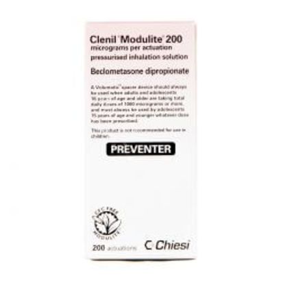 Clenil Inhaler (Beclometasone Dipropionate) 200mcg 200 Dose's