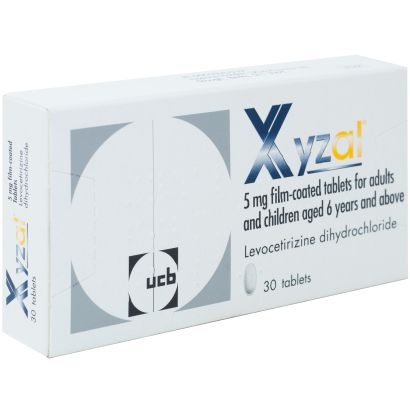 Buy Xyzal 5mg Tablets, 30 Antihistamine Tablets for £14.99