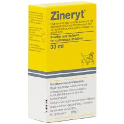 Buy Zineryt 30ml for £14.94 for Acne Treatment