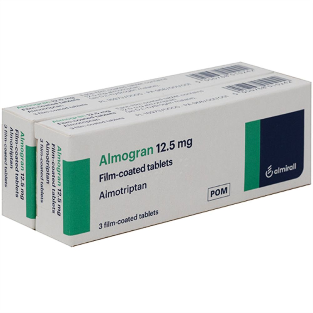 Buy Almogran 12.5mg, 6 Migraine Tablets for £34.99