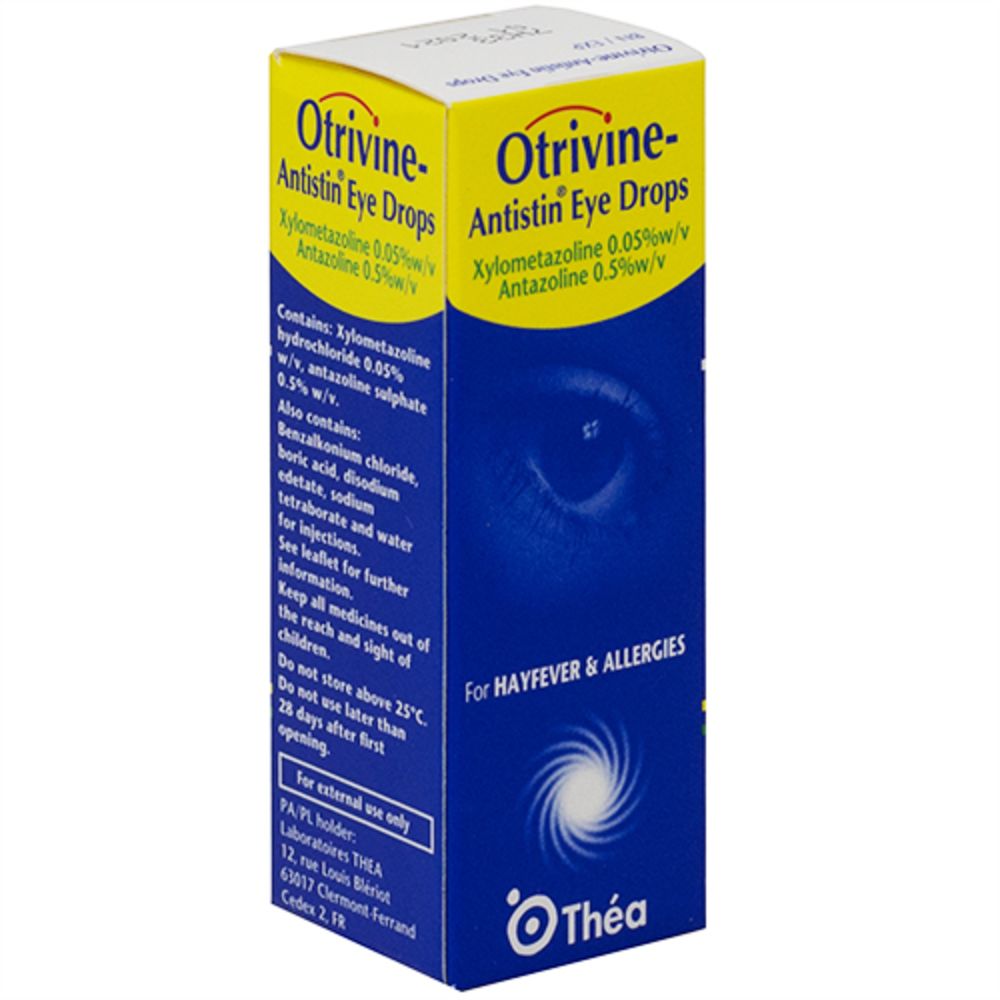 Buy Otrivine Antistin Eye Drops 10ml for £5.50