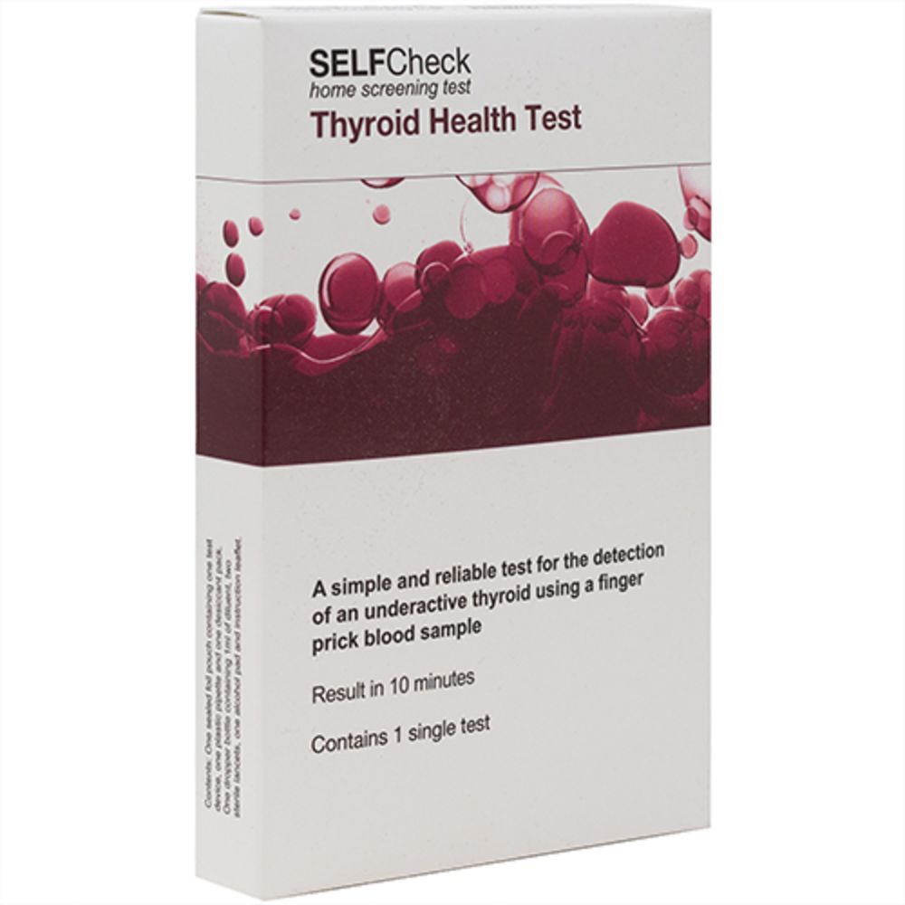 Buy SELFCheck Thyroid Health Home Test Kit for £14.99