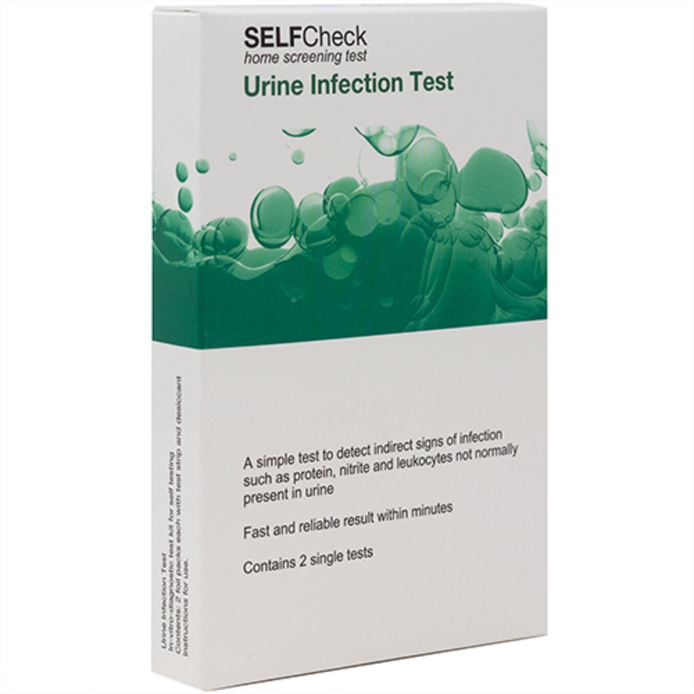 Buy SELFCheck Urine Infection Home Test Kit for £14.99