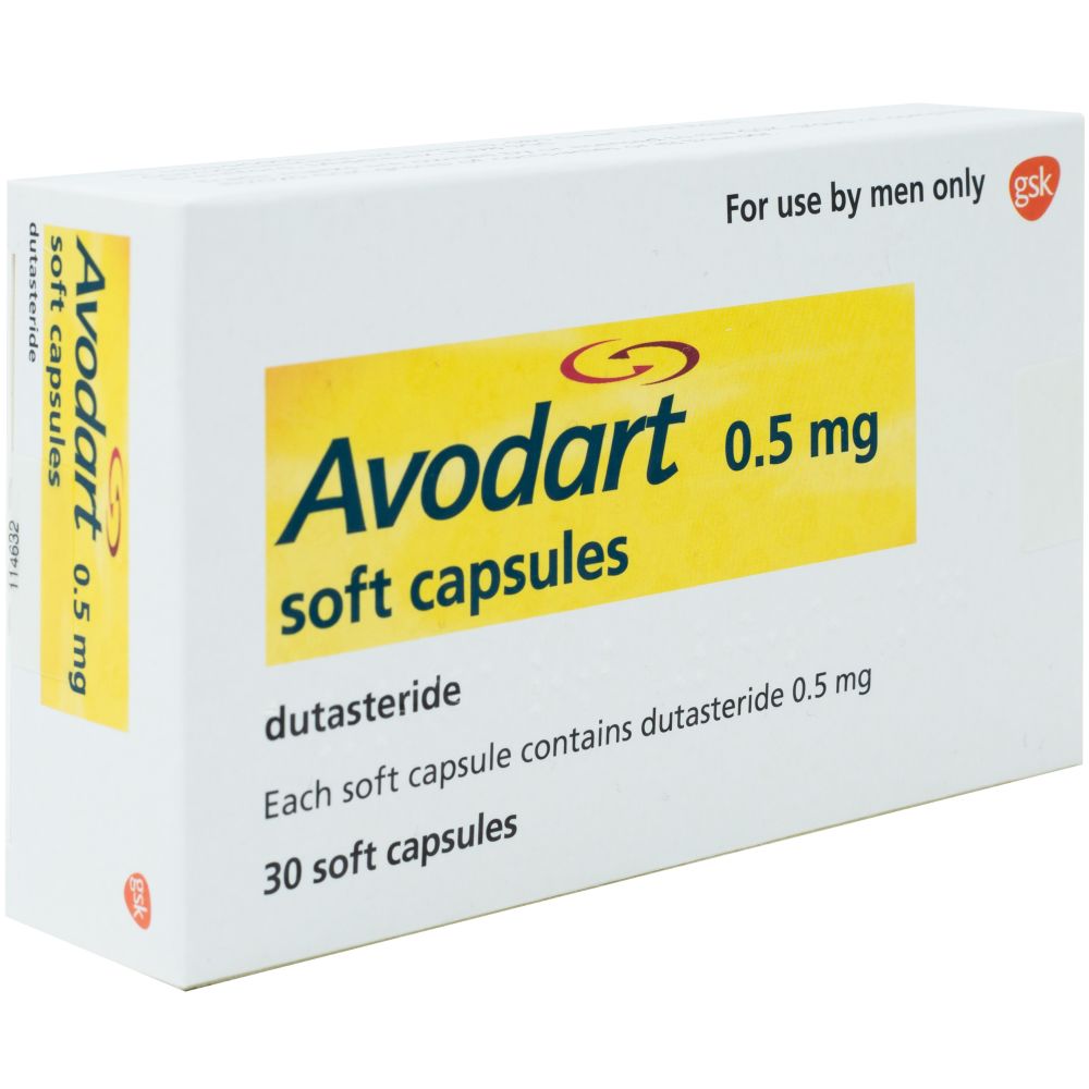 Avodart (Dutasteride) | 0.5 mg | Oxford Online Pharmacy