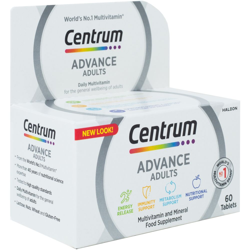 Buy Centrum Advance Multivitamin, 60 Tablets for £11.18