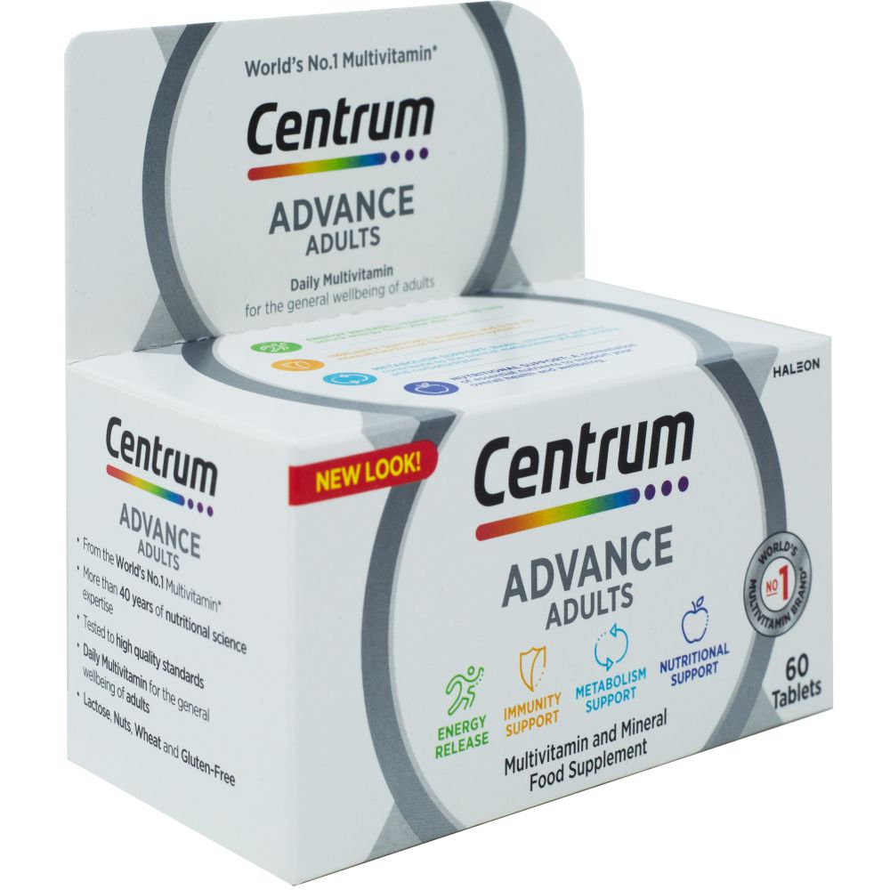 Buy Centrum Advance Multivitamin, 60 Tablets for £11.18