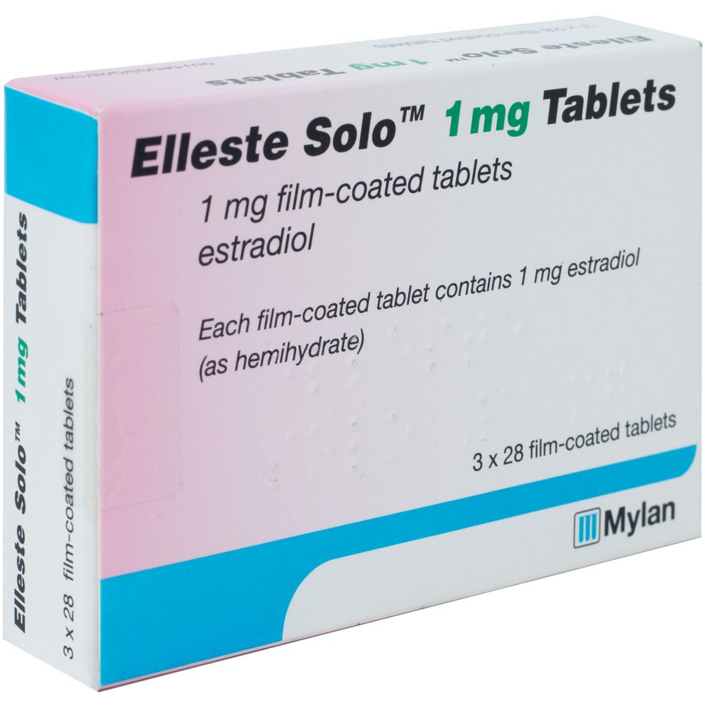 Elleste Solo - 1mg & 2mg HRT Tablets from £0.21 each