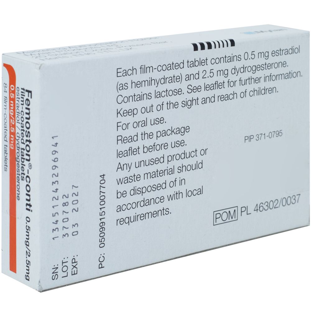 Buy Femoston Conti - HRT Tablets - Menopause Treatment