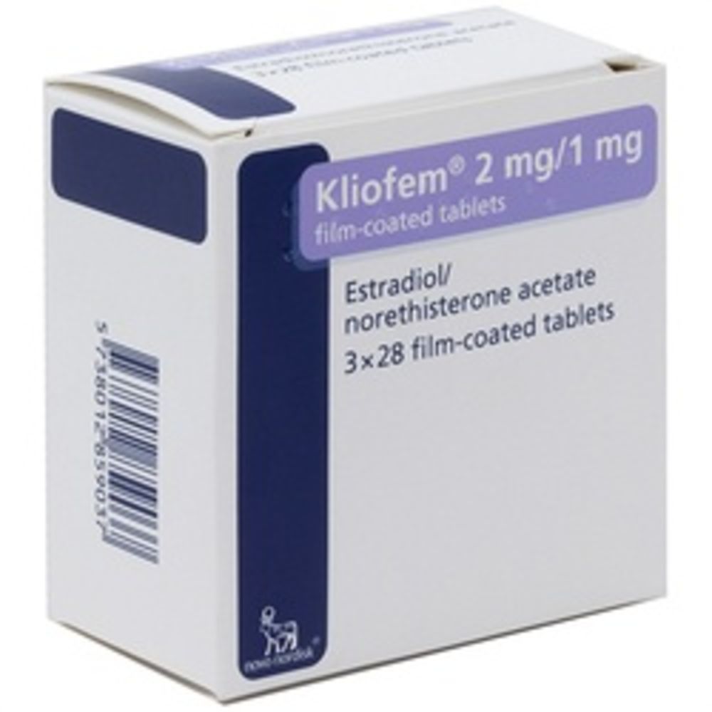 Buy Kliofem, 84 Hormone Replacement Therapy Tablets for £24.98
