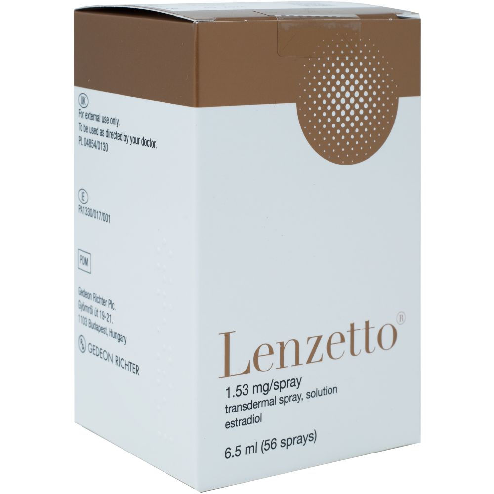 Buy Lenzetto, 56 Dose Transdermal HRT Spray for £21.99