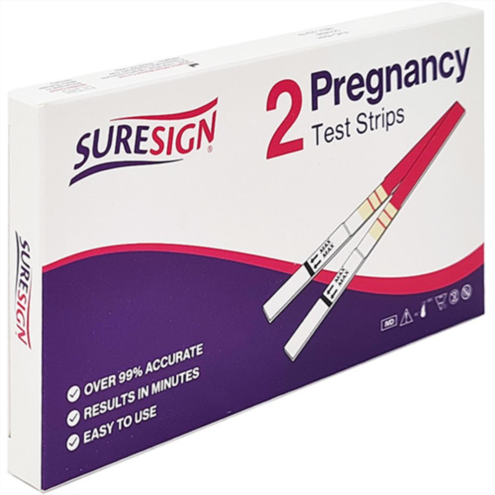 Buy SureSign Pregnancy Test Strip, 2 Tests for £1.99