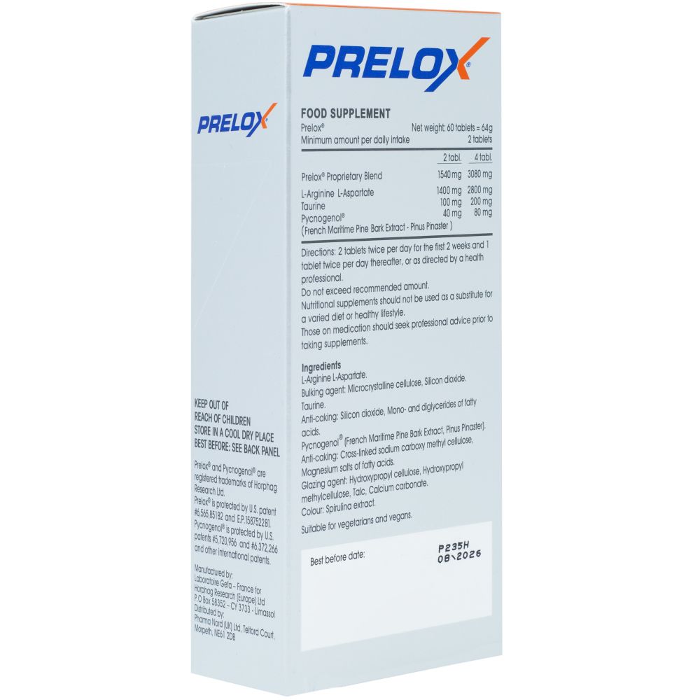 Buy Prelox For Men, 60 Sexual Enhancer Tablets for £34.99