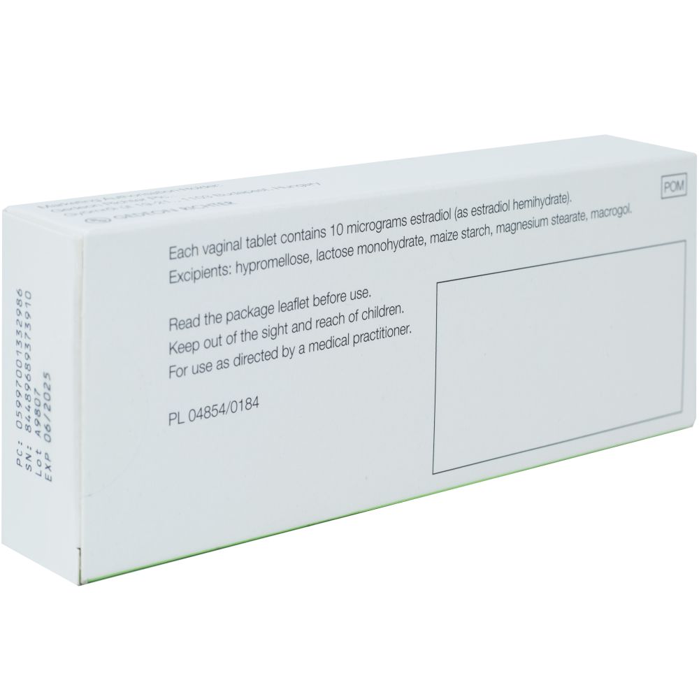 Vagirux - vaginal oestrogen tablets for HRT 24 pack with applicator