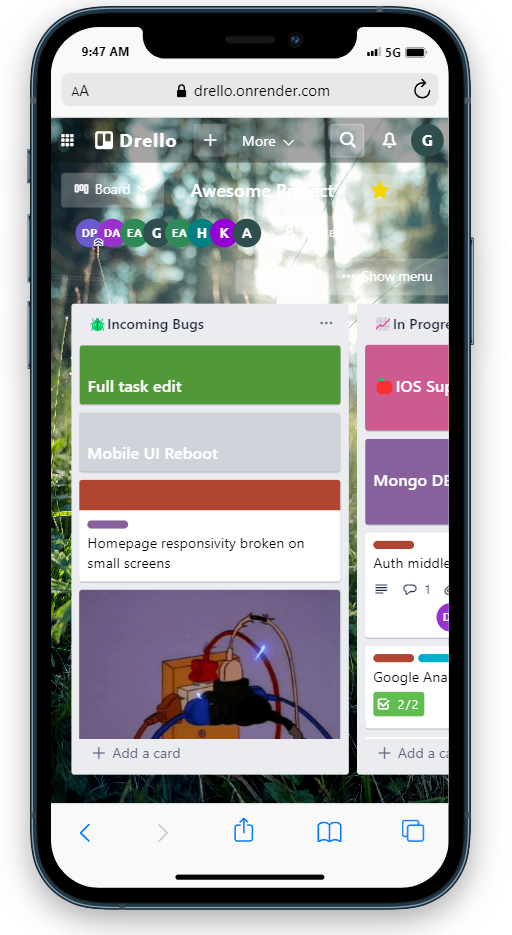 GitHub - oxyhertz/Drello-front-render