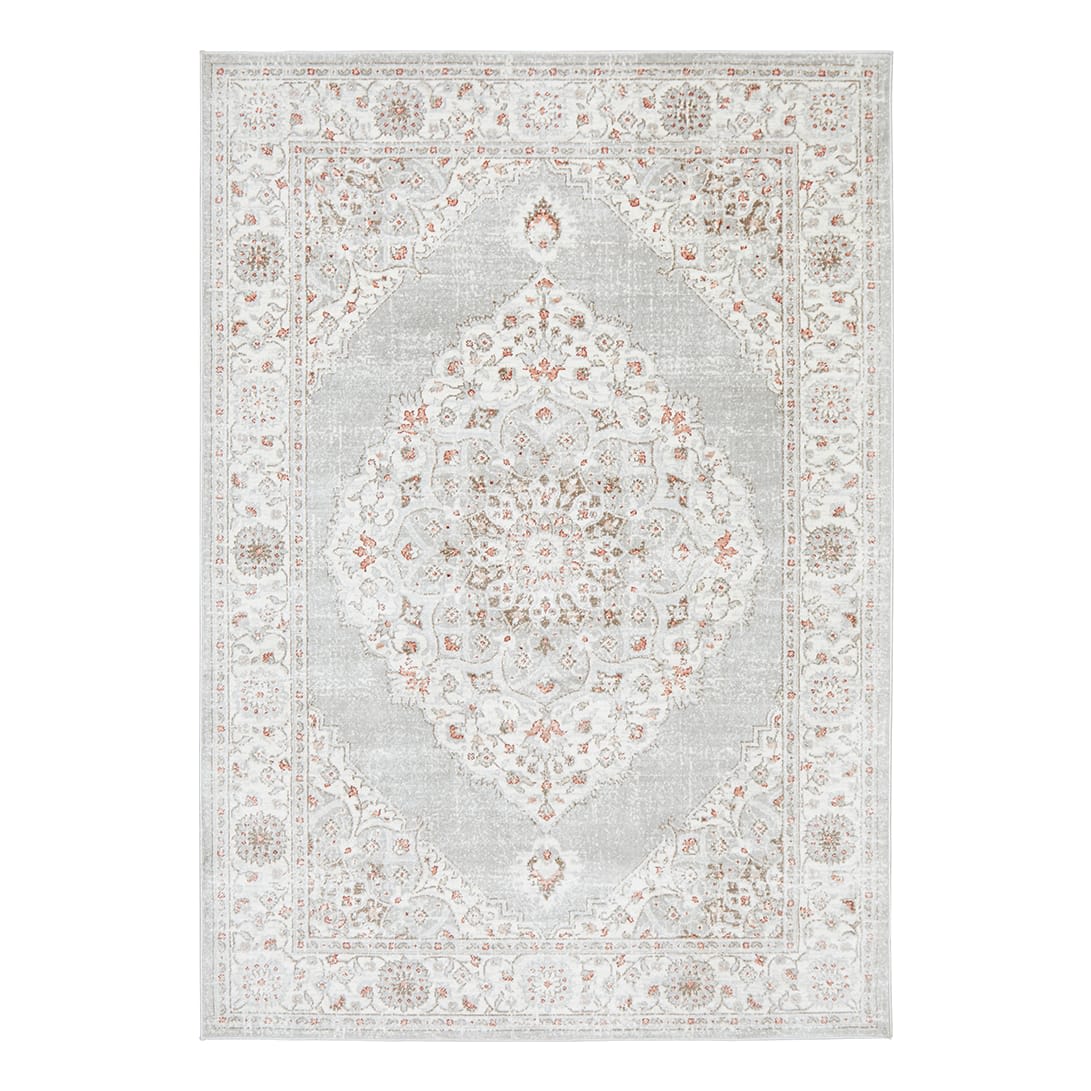 Emotion Rug 240x330cm in Pink/Grey/Brick Red | OZ Design Furniture