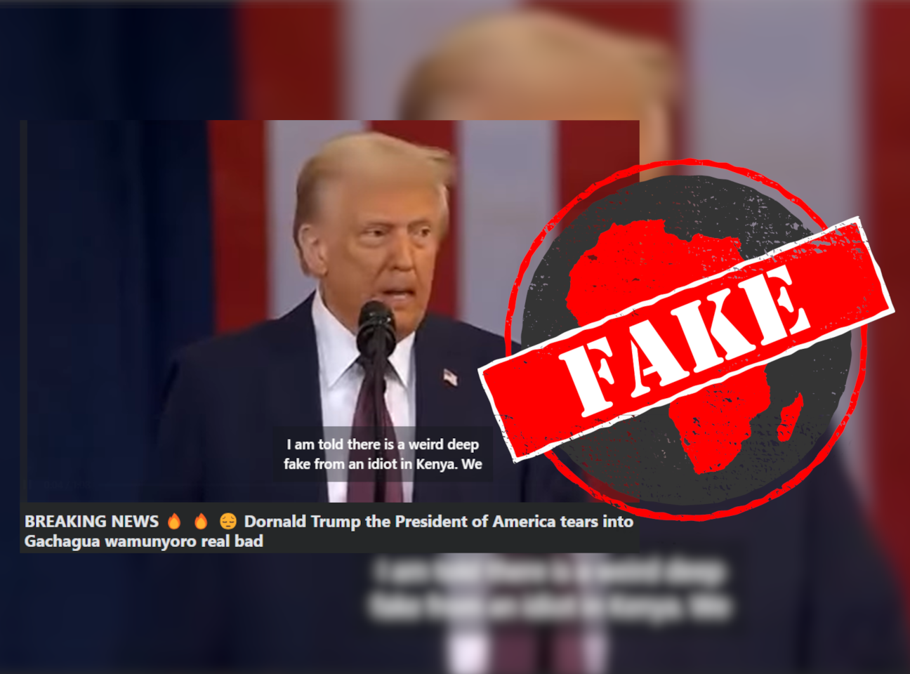 Incident 1052: Purported AI-Generated Video Reportedly Depicts Trump Criticizing Former Kenyan ...
