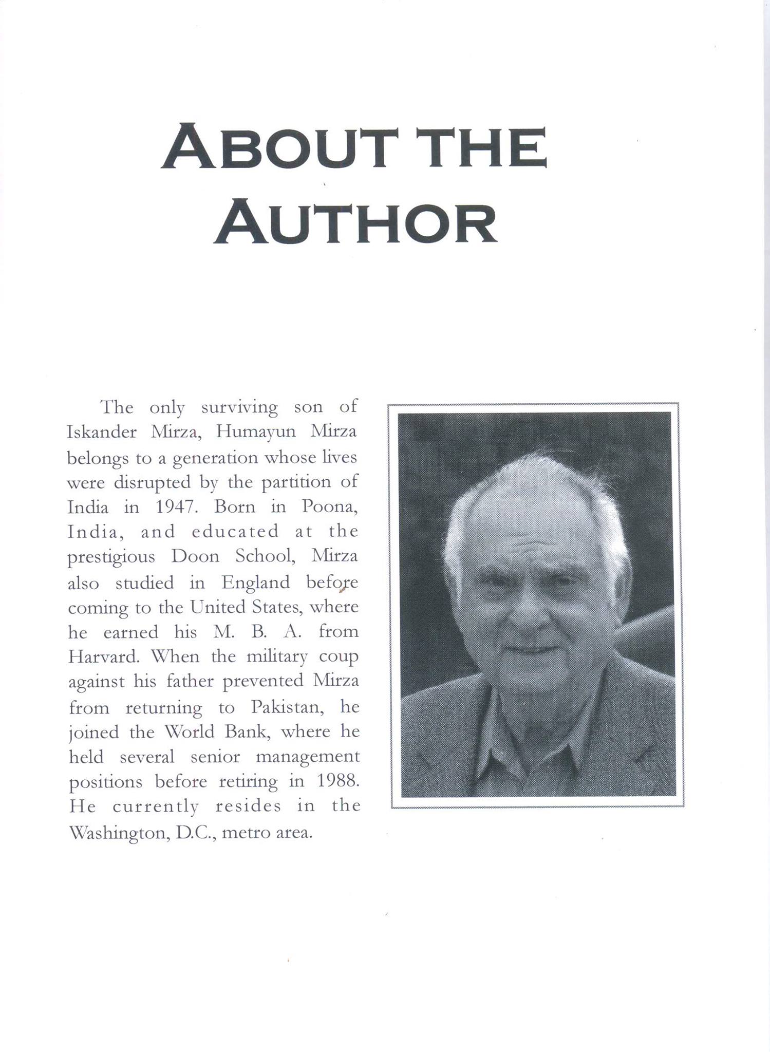 Humayun Mirza – From Plassey to Pakistan: The Family History of ...