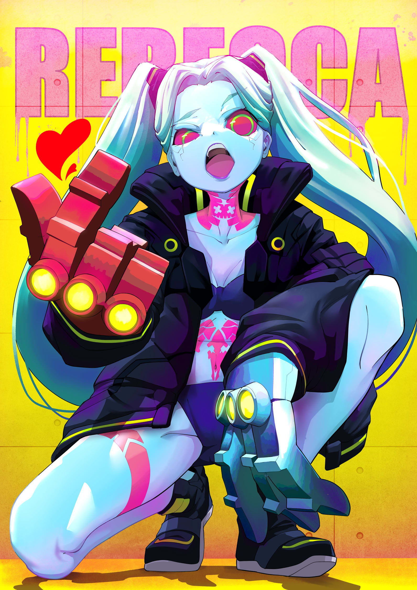 FA:「サイバーパンク エッジランナーズ」レベッカ｜沼津情報・ビジネス専門学校 CGデザイン科《Pando》