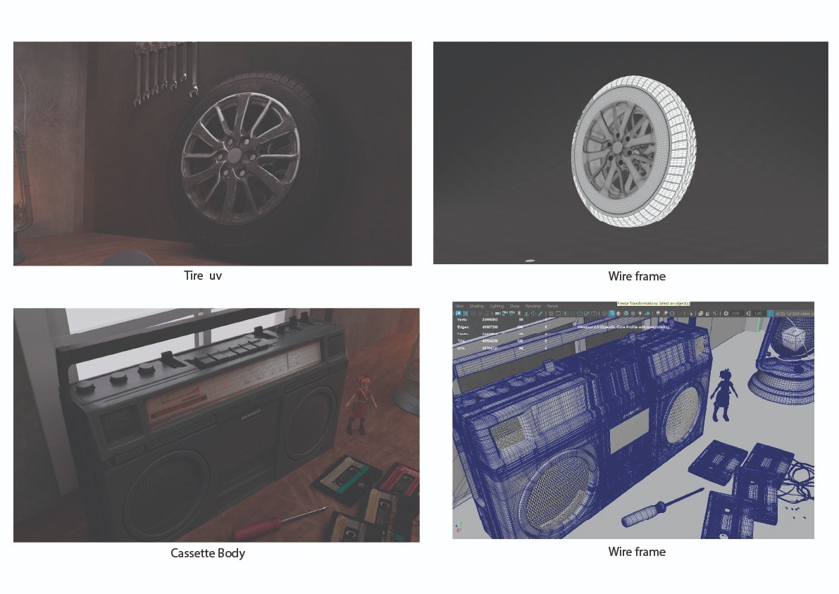 3Dモデリングの作品｜東京デザイナー・アカデミー （旧東京デザイナー学院）《Pando》