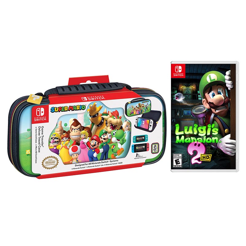 SWITCH Nintendo LUIGIS MANSION 2 HD SWITCH CASE BUNDLE AIR MILES