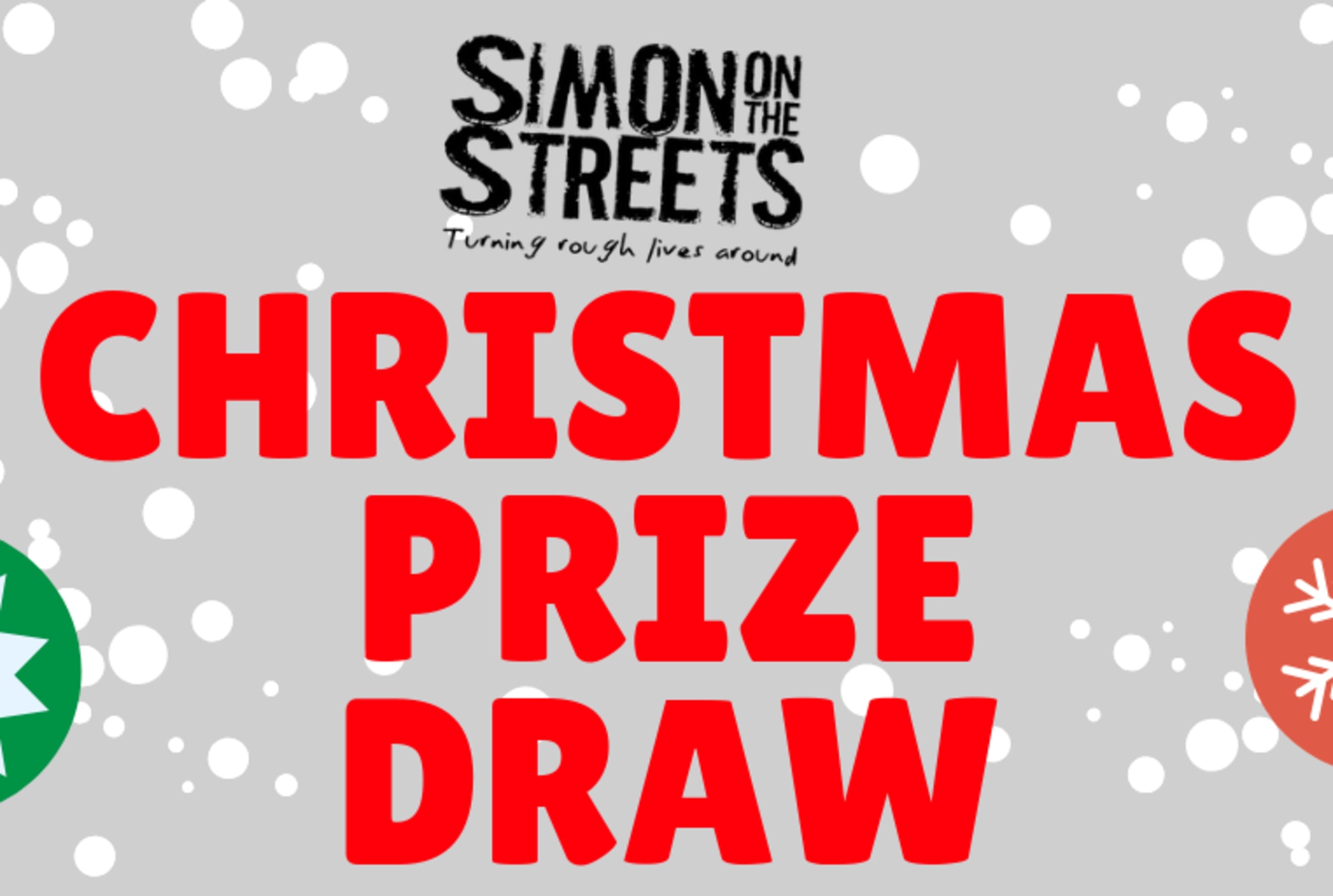 Our Christmas Prize Draw 2018! | Simon on the Streets