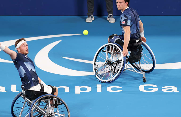 ParalympicsGB Wheelchair tennis