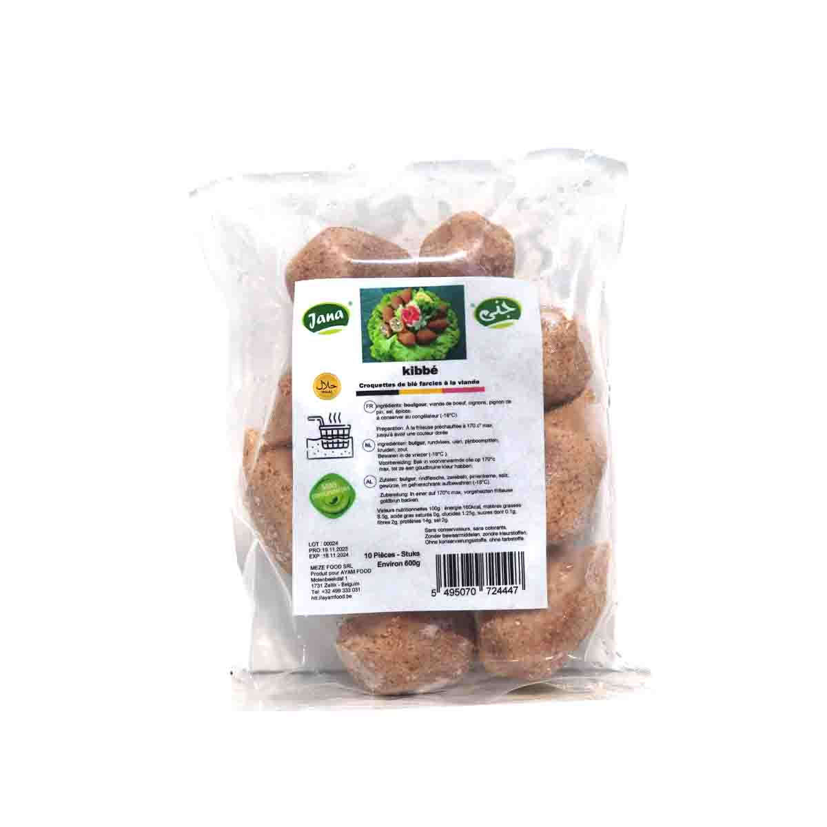 Jana Kibbeh 10 Pieces 600g - Jana food