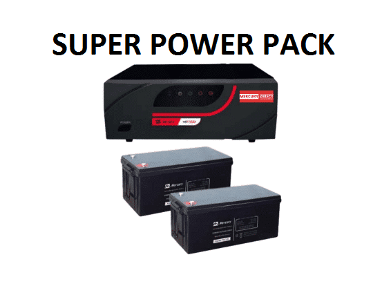 Buy Super Power Pack (2.5Kva & 2 Batteries) from Truetech Facility ...