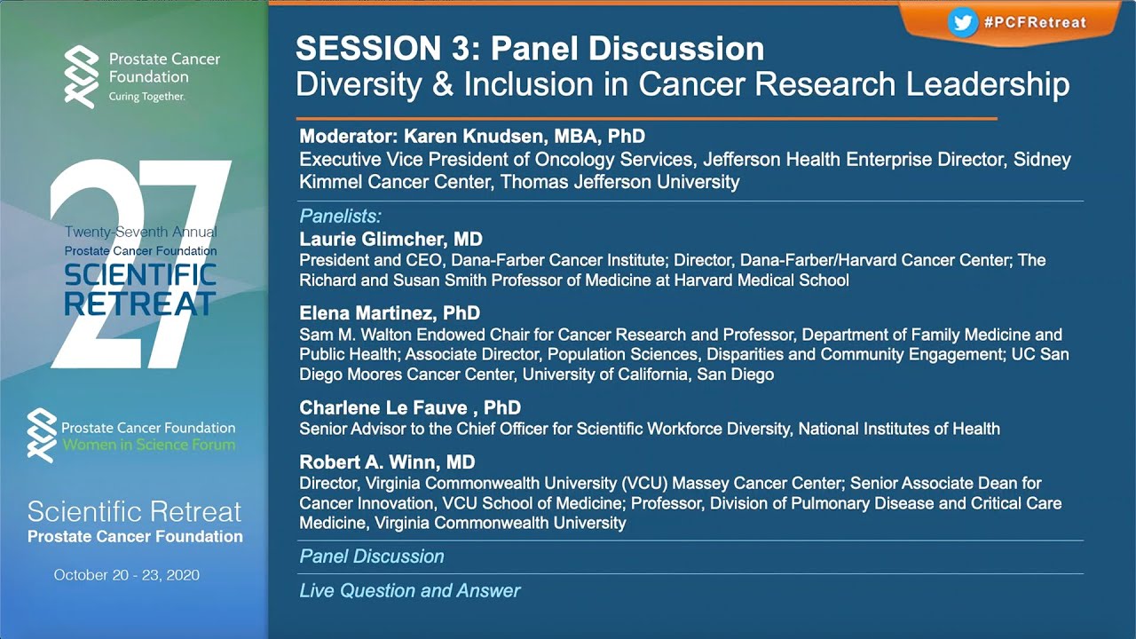 Diversity & Inclusion in Cancer Research Leadership | Prostate Cancer ...