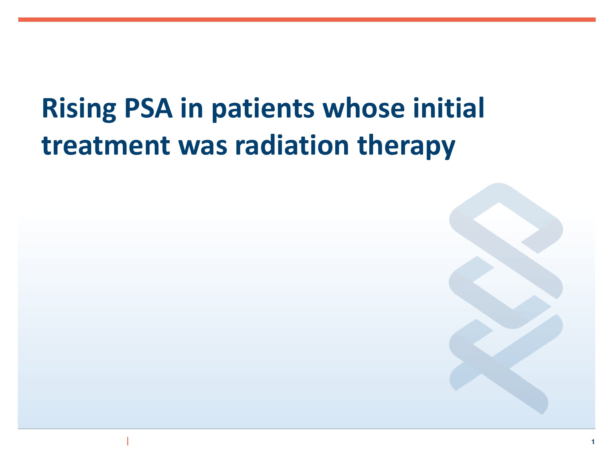 Rising PSA After Radiation Therapy | Prostate Cancer Foundation