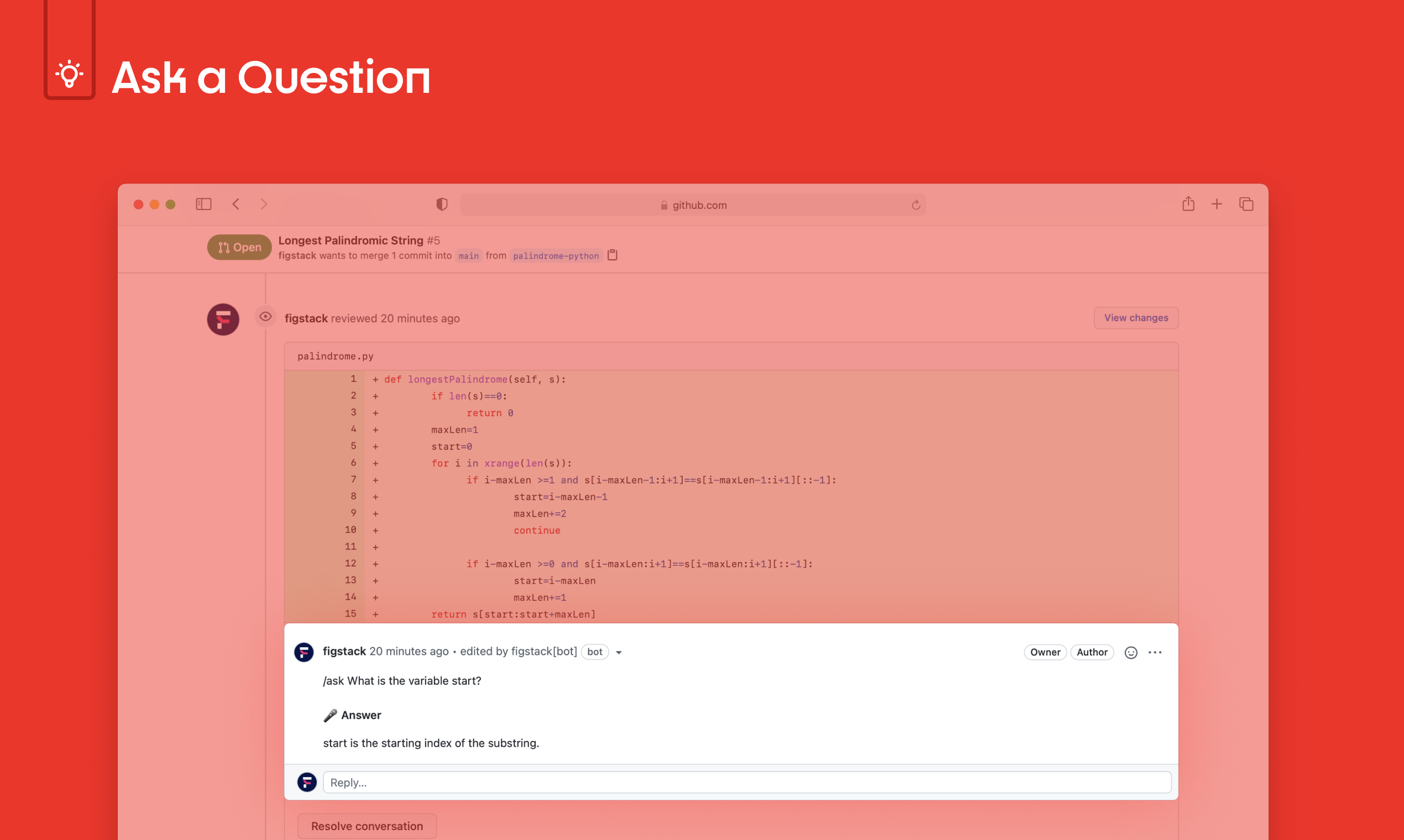 GitHub Apps - Figstack · GitHub
