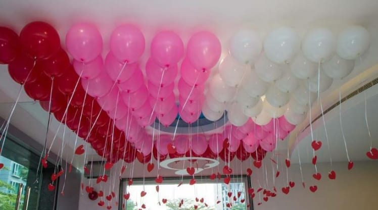 Balloon Ceiling Decoration | Shelly Lighting