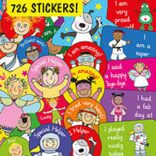 Pedagogs Value Pack of Mixed EYFS Stickers x 726