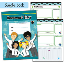 Pedagogs Single A5 Homework Diary