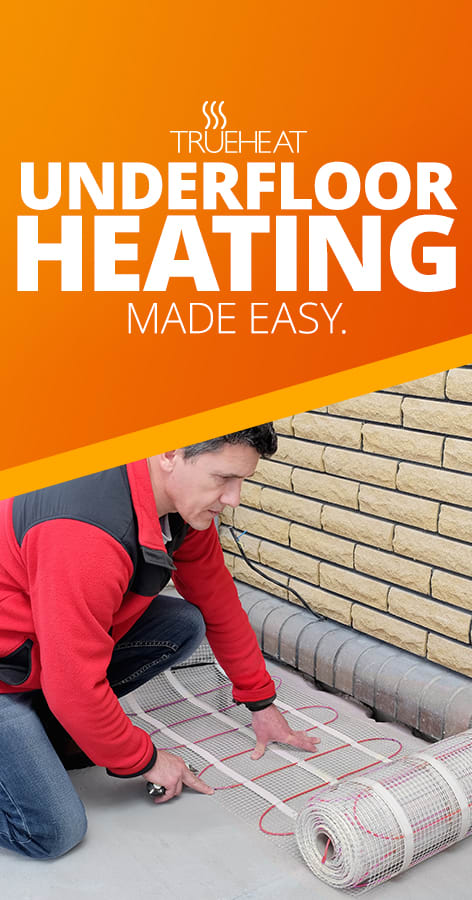 Underfloor Heating Foil Mats for Laminate & Wood Flooring