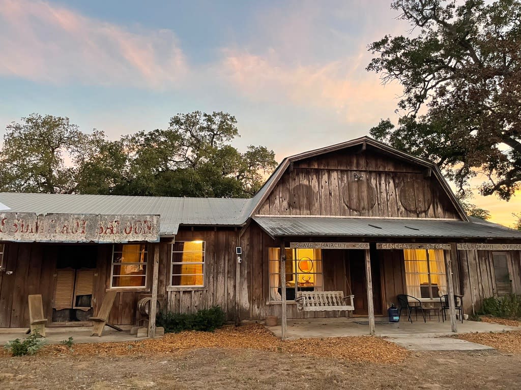 Old West Ranch Houses The Old West Paramount Ranch Photograph By