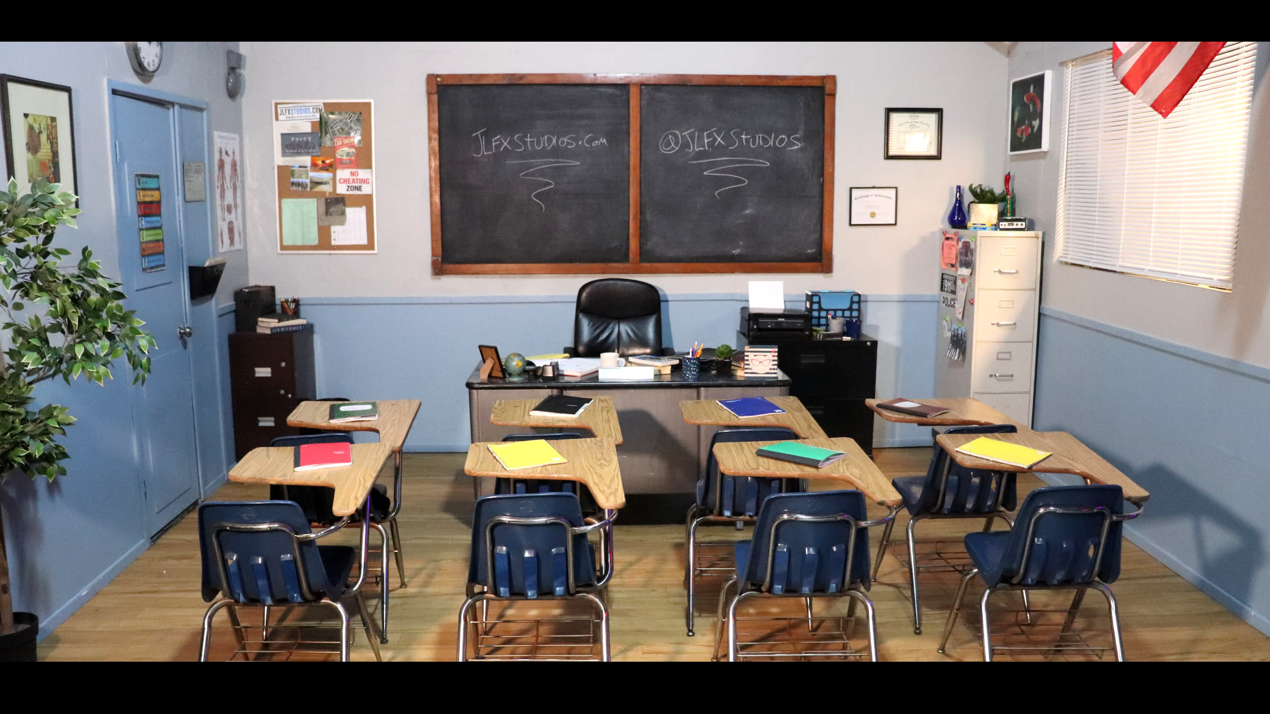 Middle School Teacher Classroom