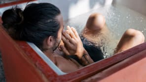 cold bath after workout