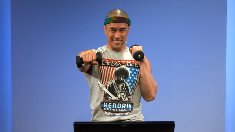 10 min Jimi Hendrix Arms & Light Weights | Peloton Strength Classes