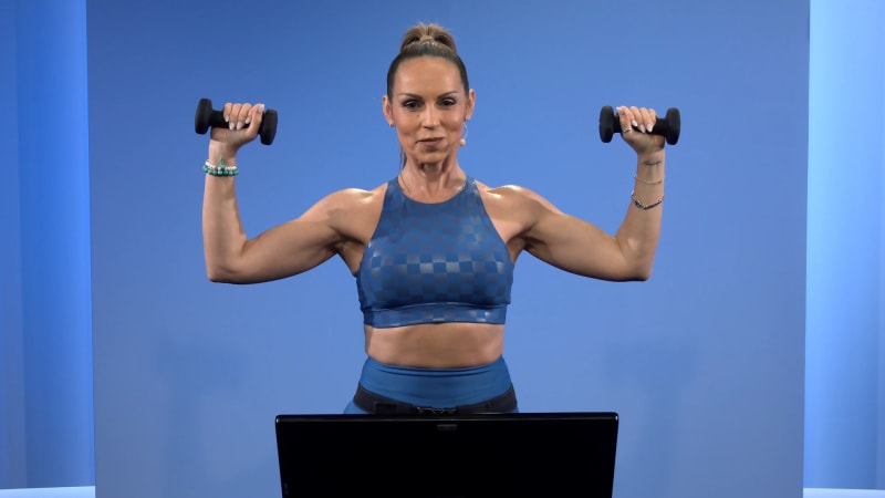 45 Min Intervals & Arms Ride with Tabata & Climb - Mila Lazar