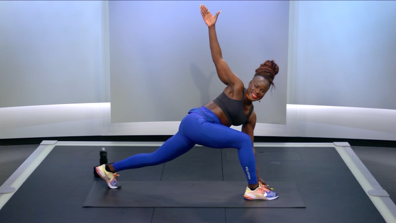 5 Min Full Body Strength Warm Up with Plank March - Tunde Oyeneyin
