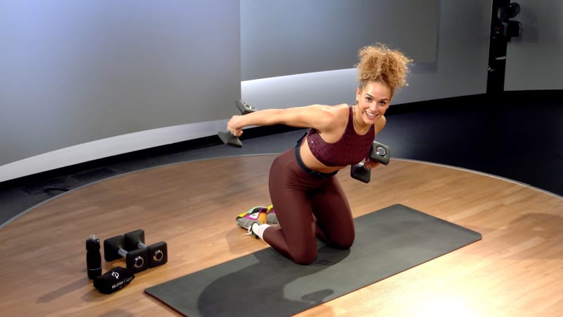 20 Min Arms & Shoulders Strength with Shoulder Taps - Jess Sims