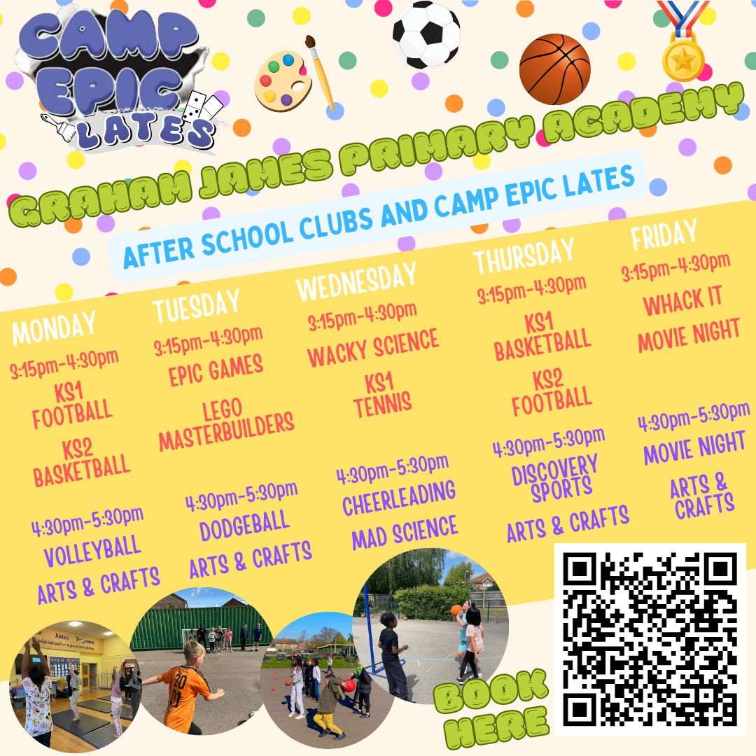 Graham James After School Clubs/Camp Epic Lates | Prosports Holdings