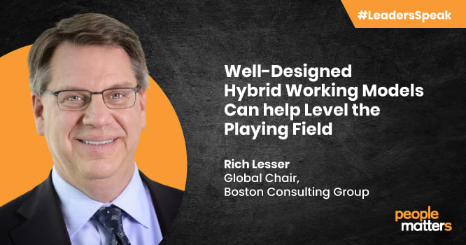 Article: Stay true to your values and purpose: Global Chair, BCG