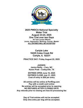 PerfDog - August 2025: PWDCA 2025 National Specialty Water Trial