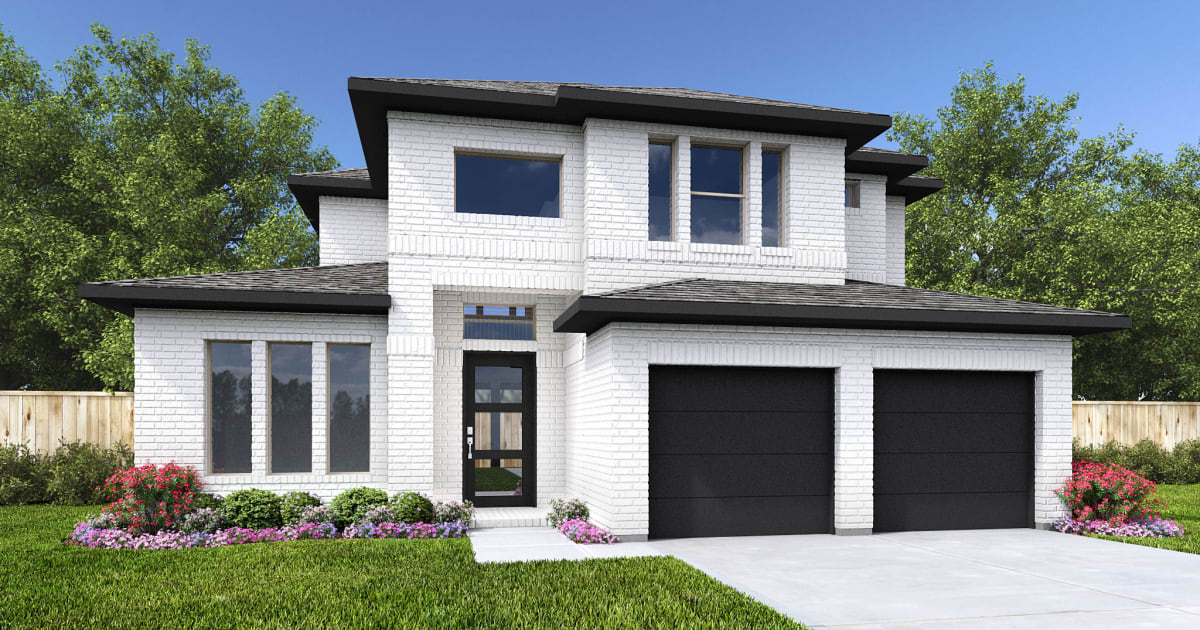 2796W House Plan in Grand Central Park 50, Houston, Texas | Available ...