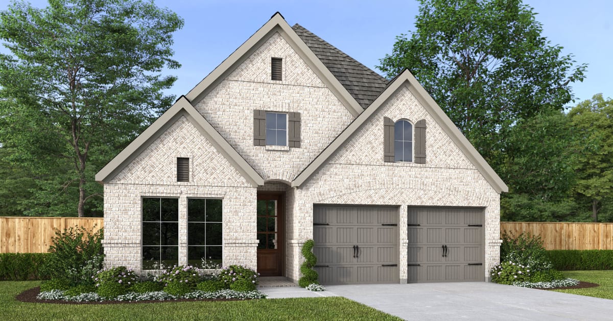 1992W House Plan in Trinity Falls 45, Dallas, Texas | Available to Build