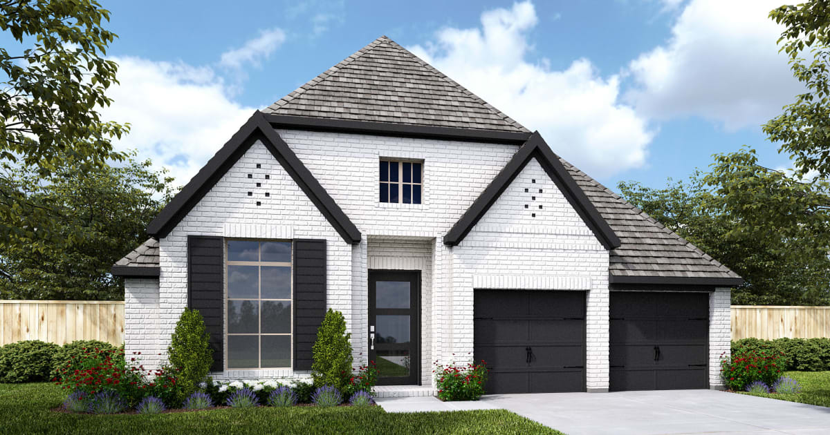 2357W House Plan in Trinity Falls 50, Dallas, Texas | Available to Build